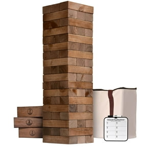 Jenga Giant - JS7 Oversized Extra Large Hardwood Stacks Up to 5 feet ...