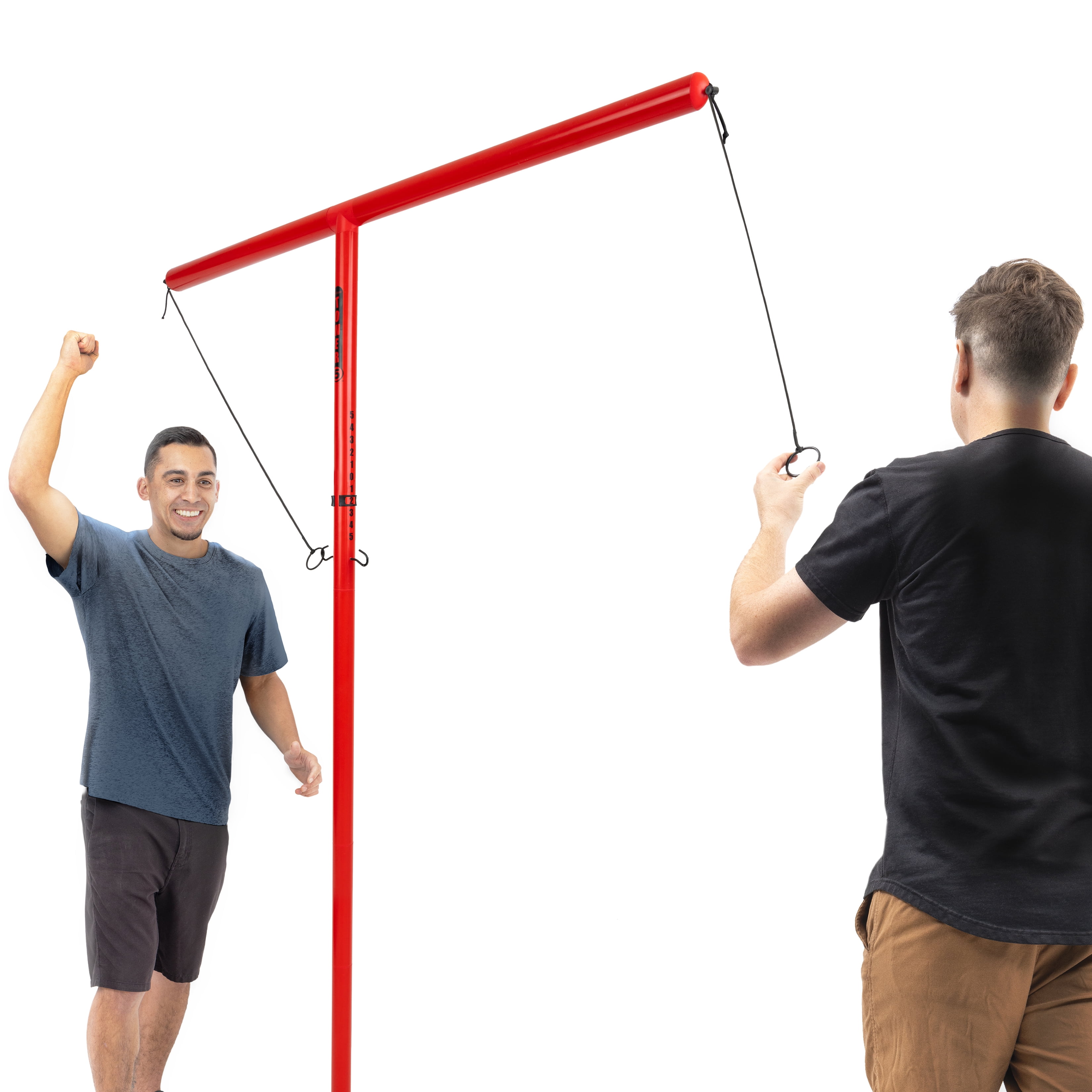 GoSports Tower 5 Giant Ring Swing Versus Game, 6.5 ft Outdoor Yard ...