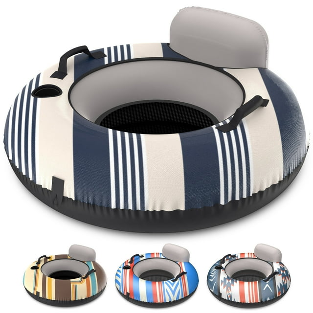 GoSports WOVN River Tube with Premium Canvas Cover - Heavy Duty Float ...