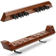 Miumaeov 6 Sticks Pool Wall Mounted Rack Billiard Cue Holder Horizontal ...