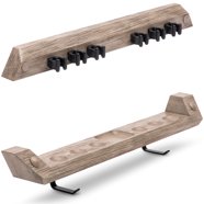 Miumaeov 6 Sticks Pool Wall Mounted Rack Billiard Cue Holder Horizontal ...