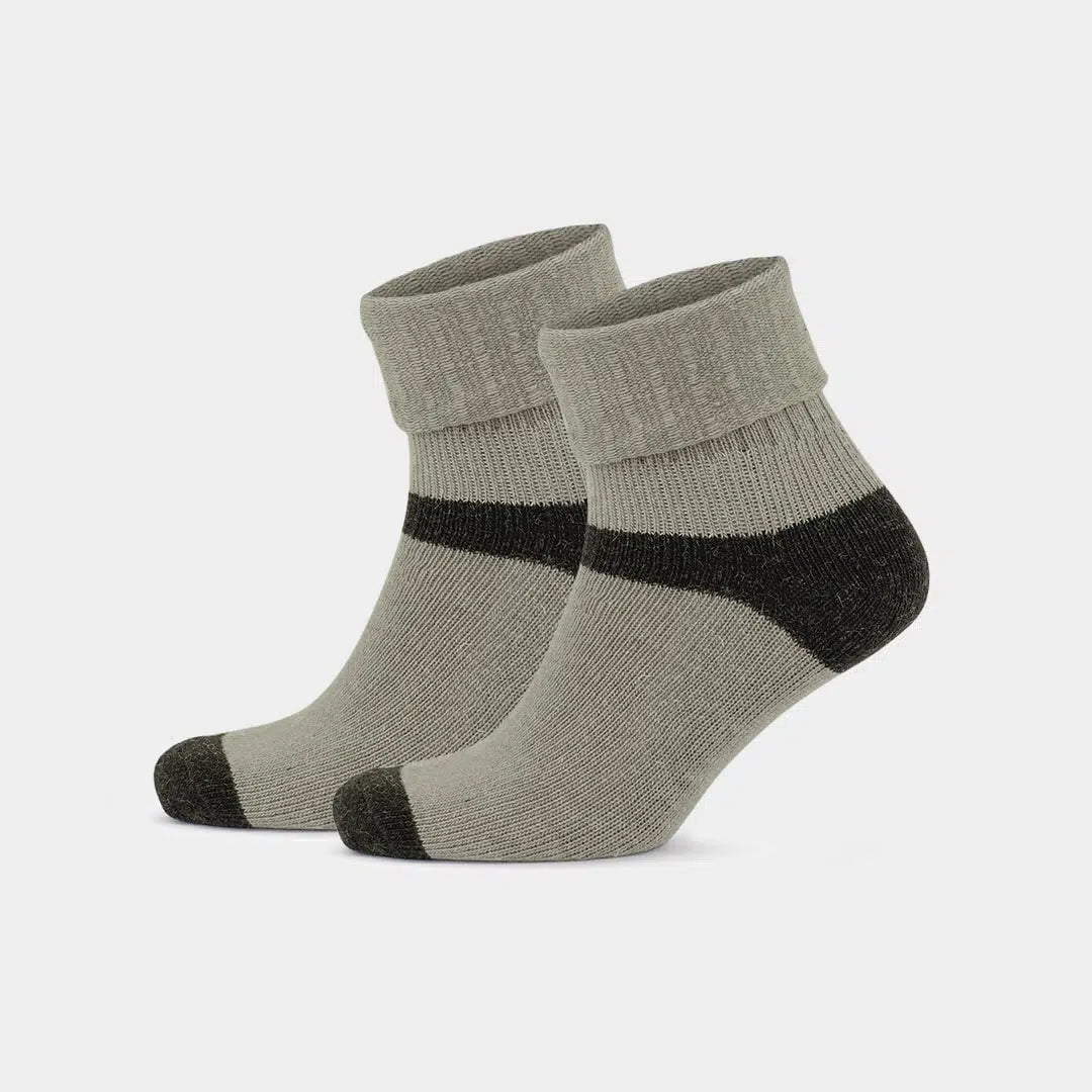 GoWith Alpaca Wool Ankle Socks For Women | Warm Socks | 2 Pairs | Model ...
