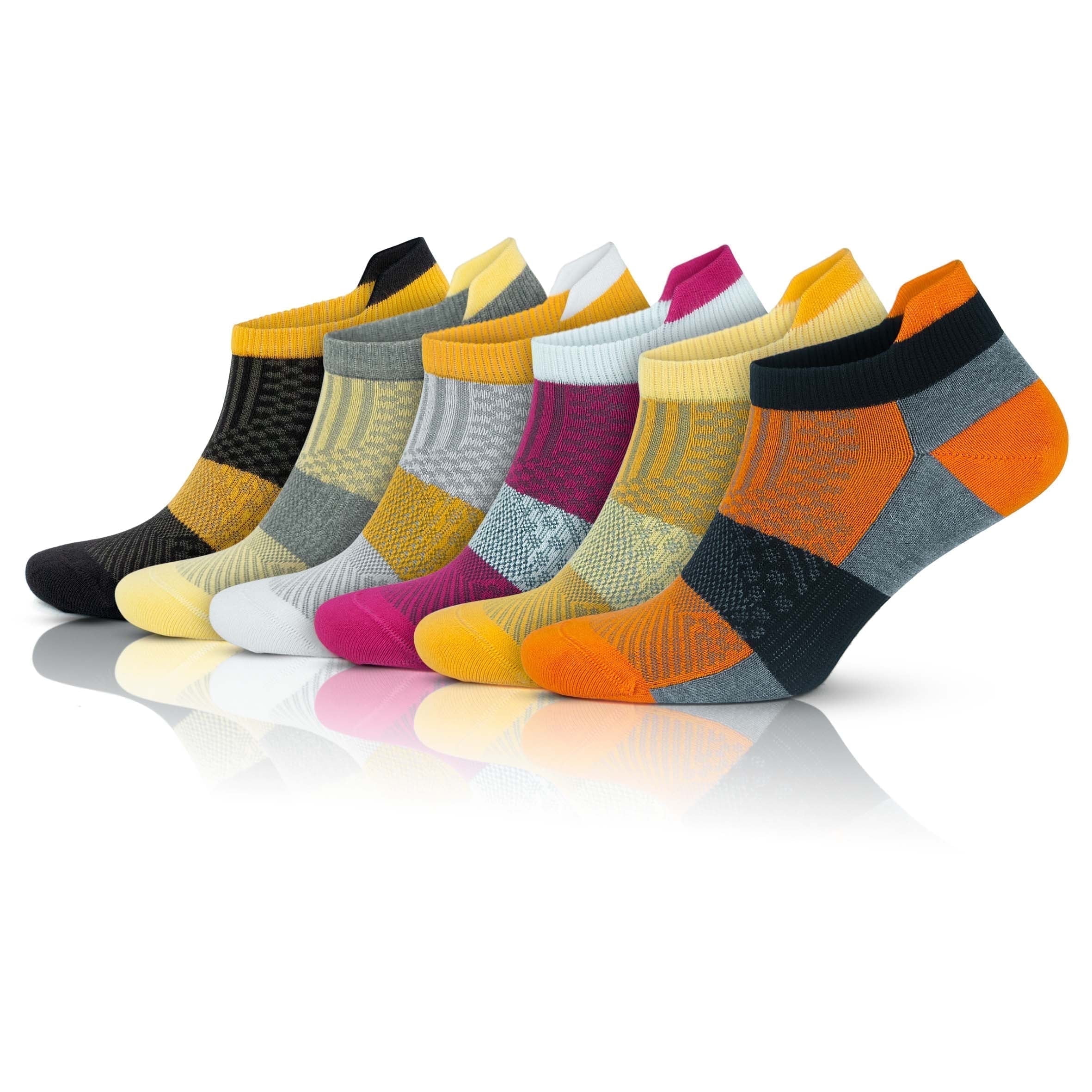 GoWith Women's Bamboo Running Socks | Quick Dry, Sweat Absorbing | 6 ...