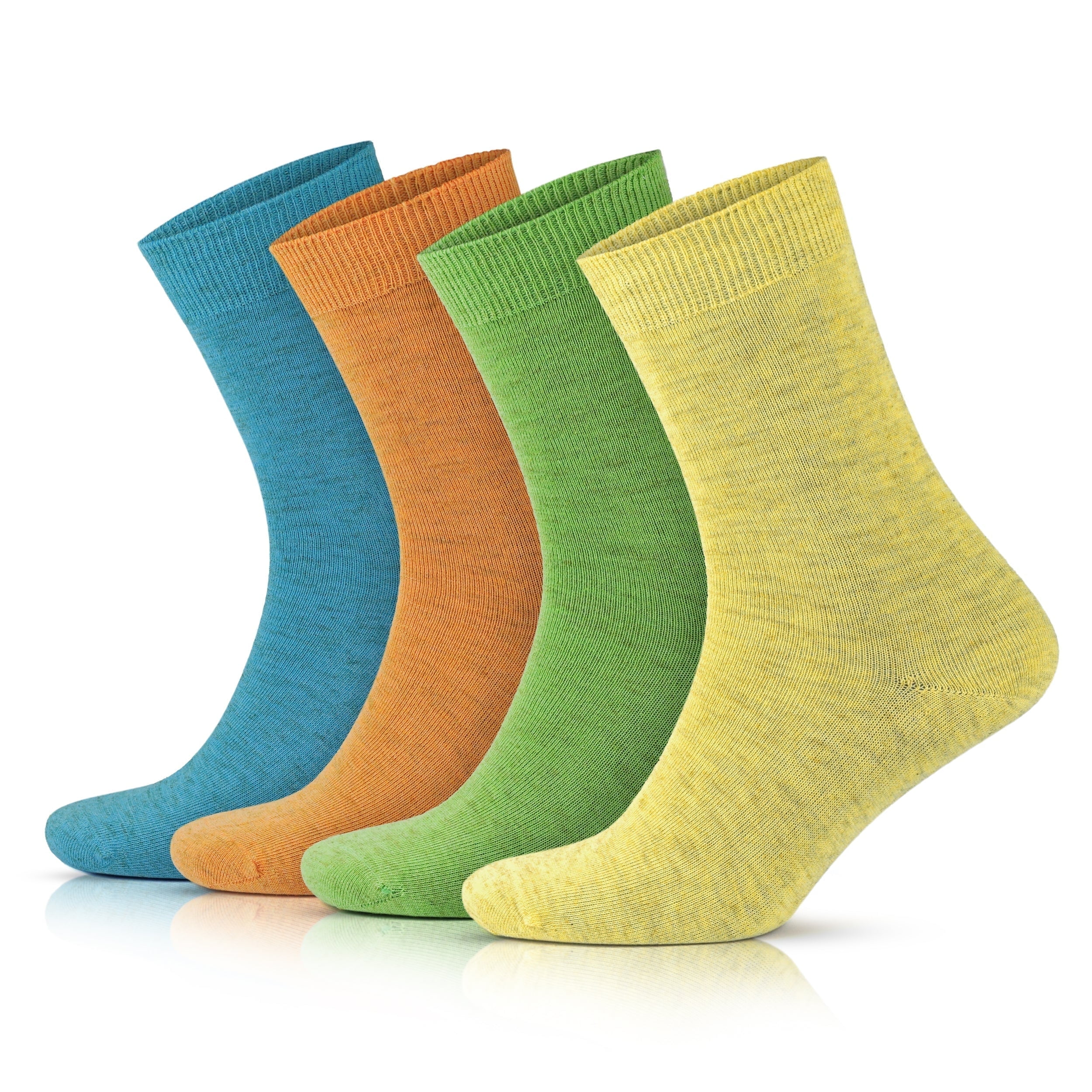 GoWith Colorful Cotton Socks for Women | Thin Linen Crew Socks for ...