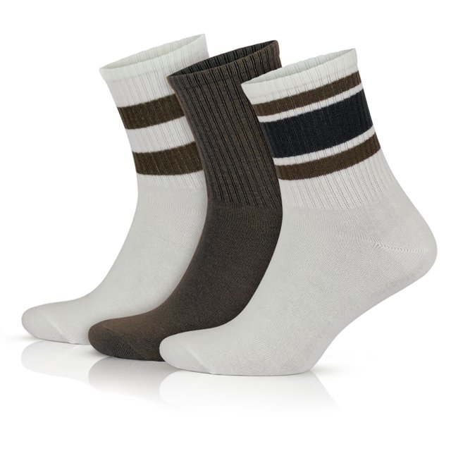 GoWith Cotton Striped Socks For Men | Thin Summer Socks | 3 Pairs ...