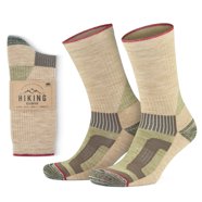 Ozark Trail Women's Merino Wool Blend Crew Hiking Socks, 1 Pack ...