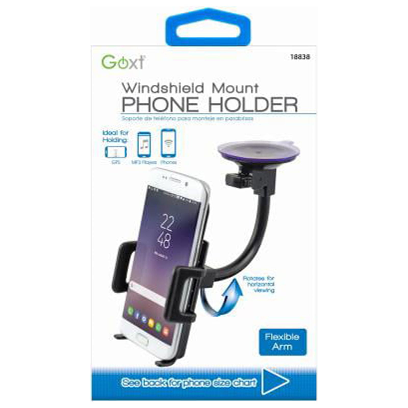 GoXT 18838 Windshield Suction-Mount Phone Holder - Quantity 1 - Walmart.com