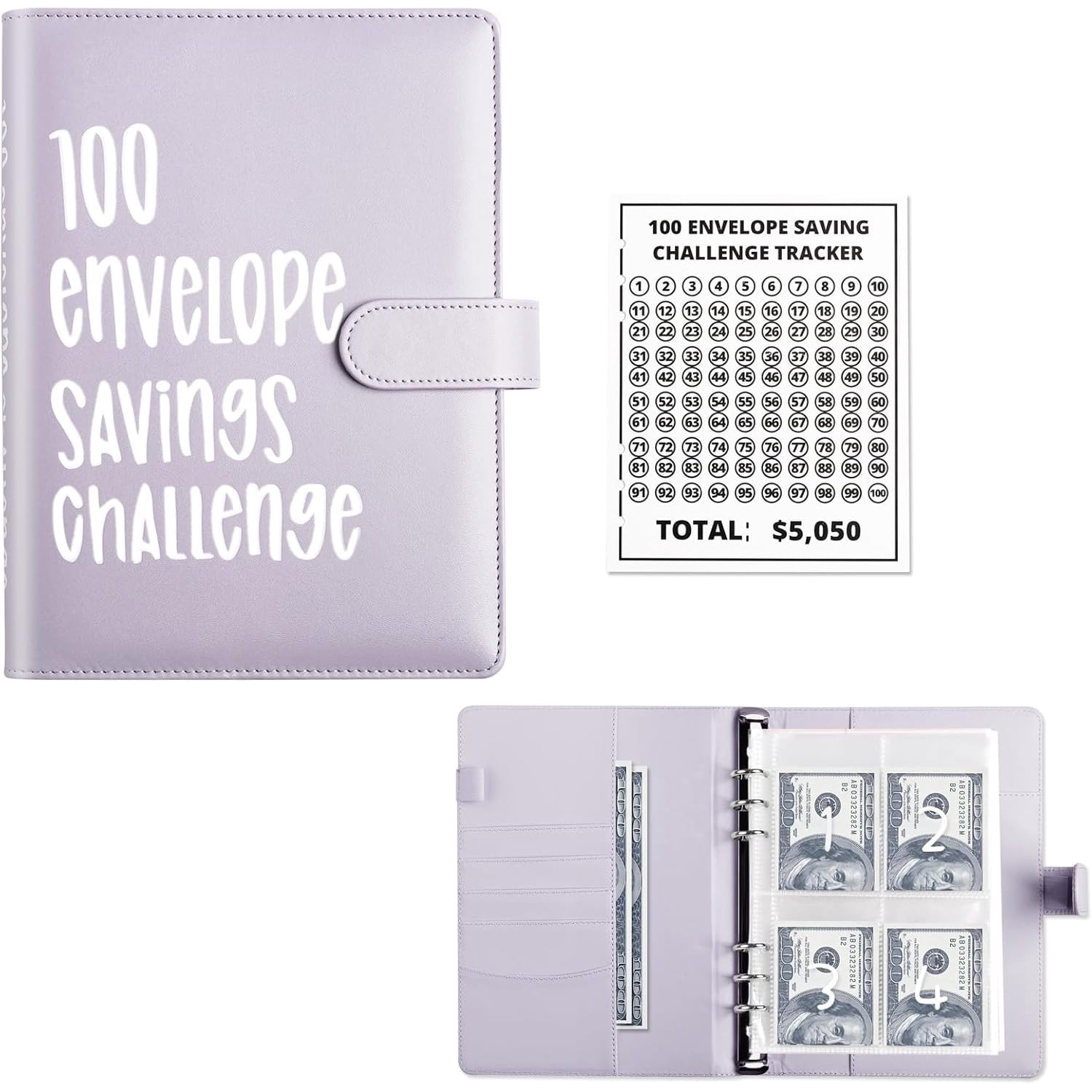 GoXteam 100 Envelopes Money Saving Challenge, Easy and Fun Way to Save ...