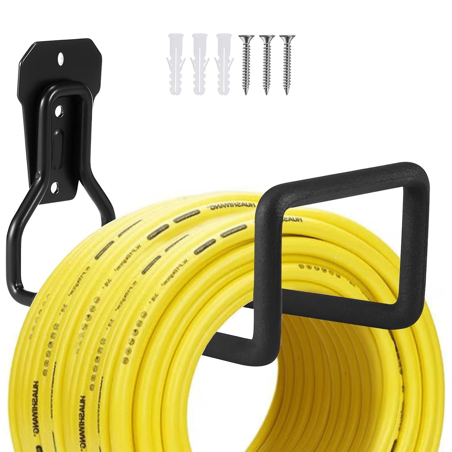 GoXteam 1Pack Metal Garden Hose Holder, Heavy Duty Wall Mount For Hoses ...