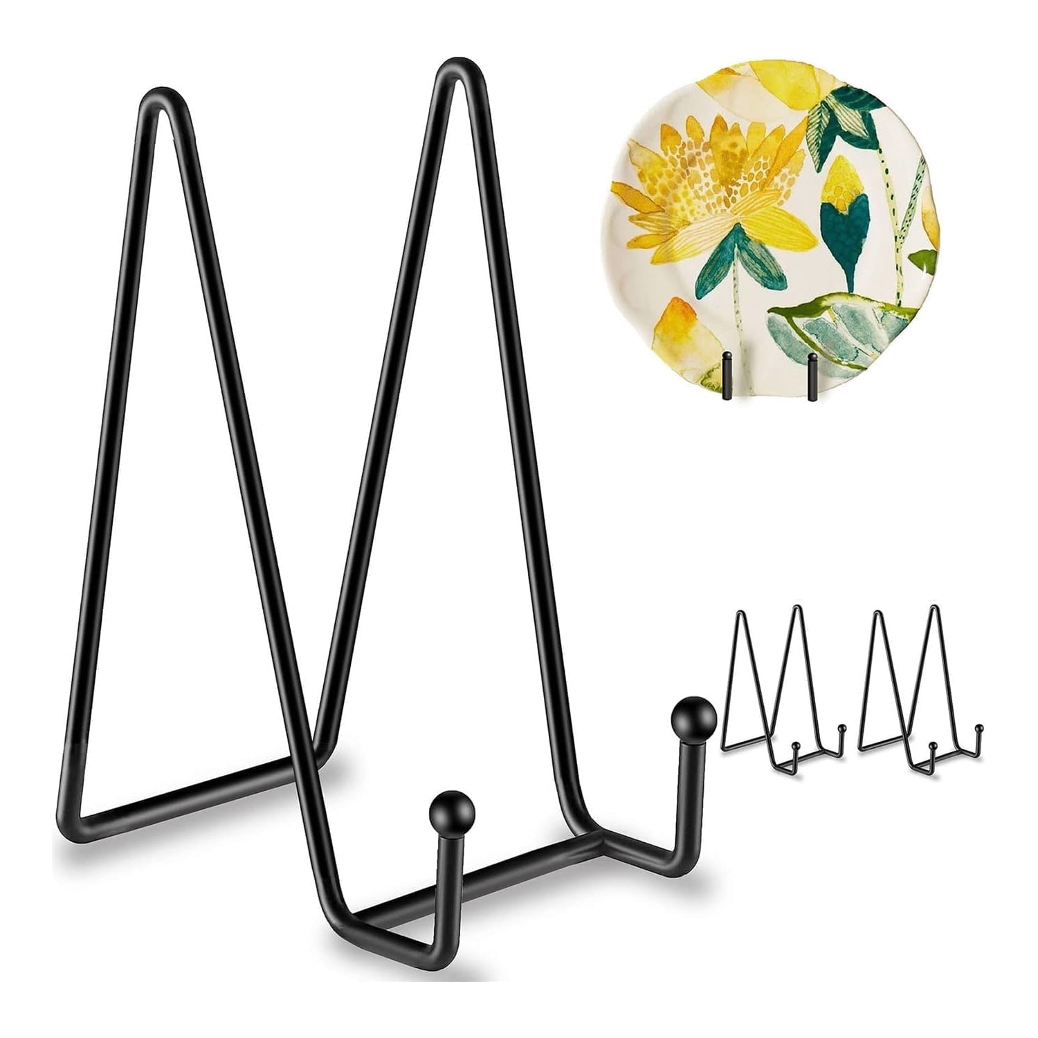 GoXteam 2 Pack 6 Inch Plate Stands for Display - Plate Holder Display ...