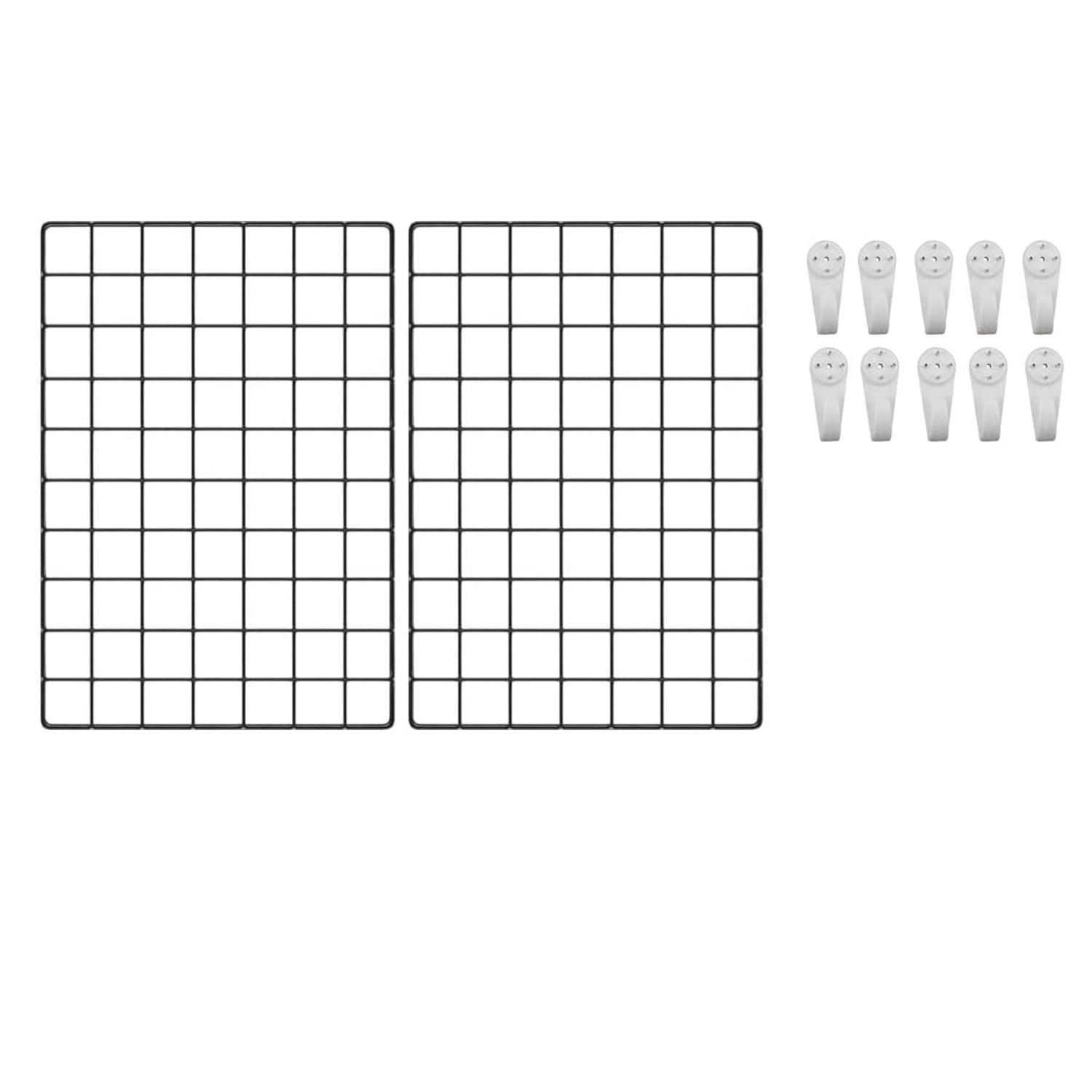 GoXteam 2 Pack Wire Wall Grid Panels, Wall Grid Photo Display Panel ...