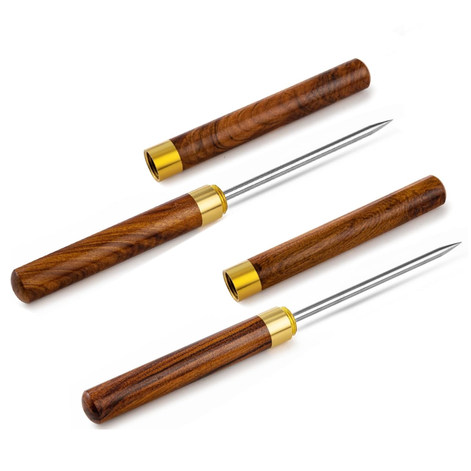 GoXteam 2 pack Stainless Steel Ice Picks with Safety Cover, Pick Tool ...