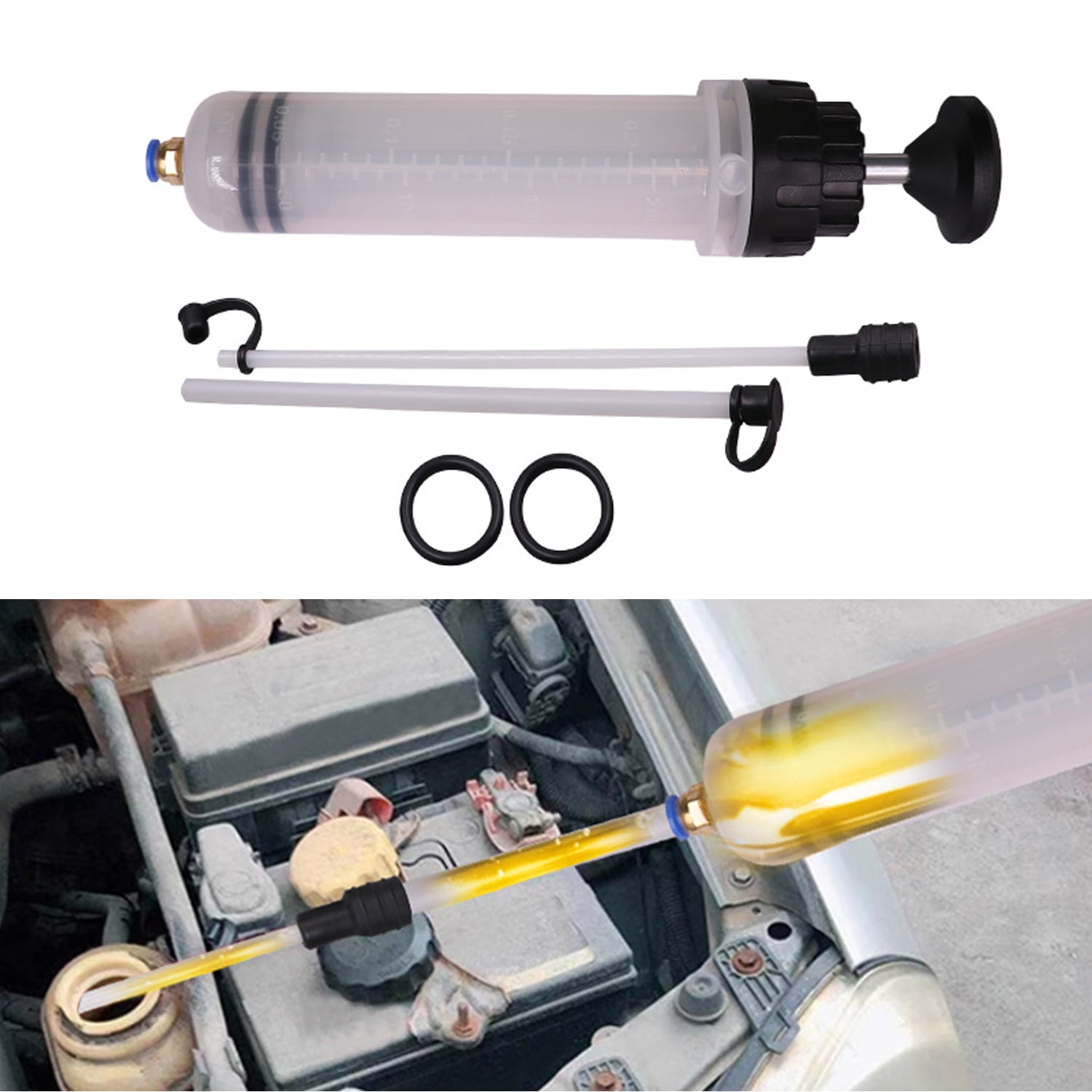 GoXteam 200CC Fluid Extractor, Fluid Syringe Pump, Oil Extractor for ...