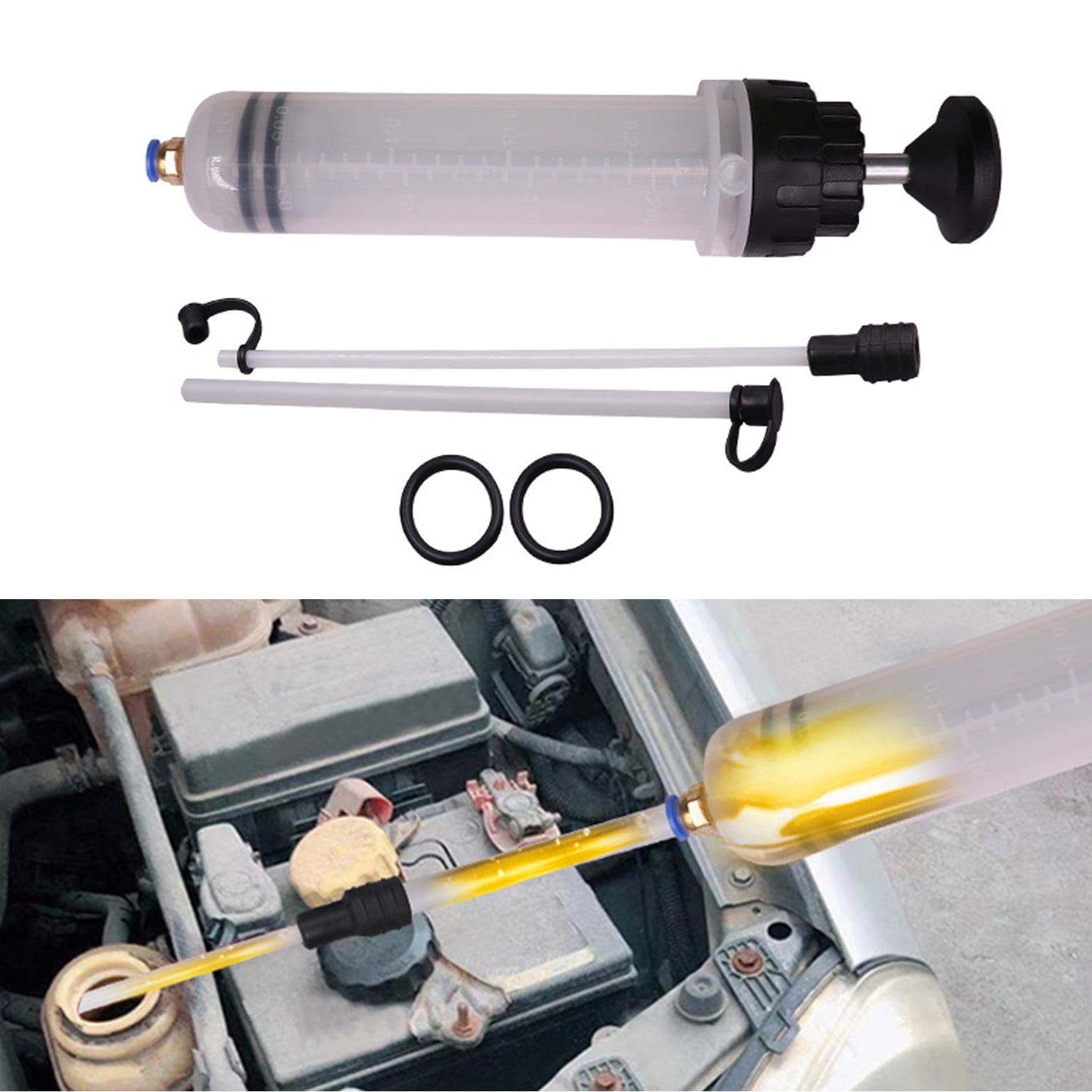 GoXteam 200CC Fluid Extractor, Fluid Syringe Pump, Oil Extractor for ...