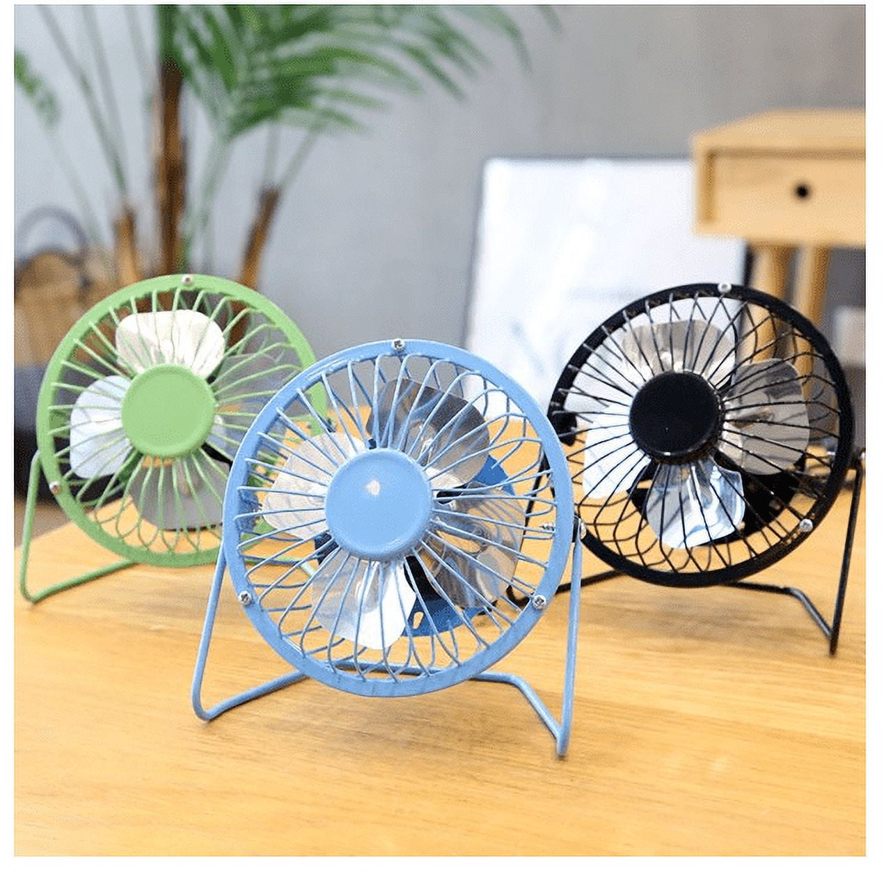 GoXteam 4 Inch Small USB Desk Fan, Mini Quiet Fan with Metal ...