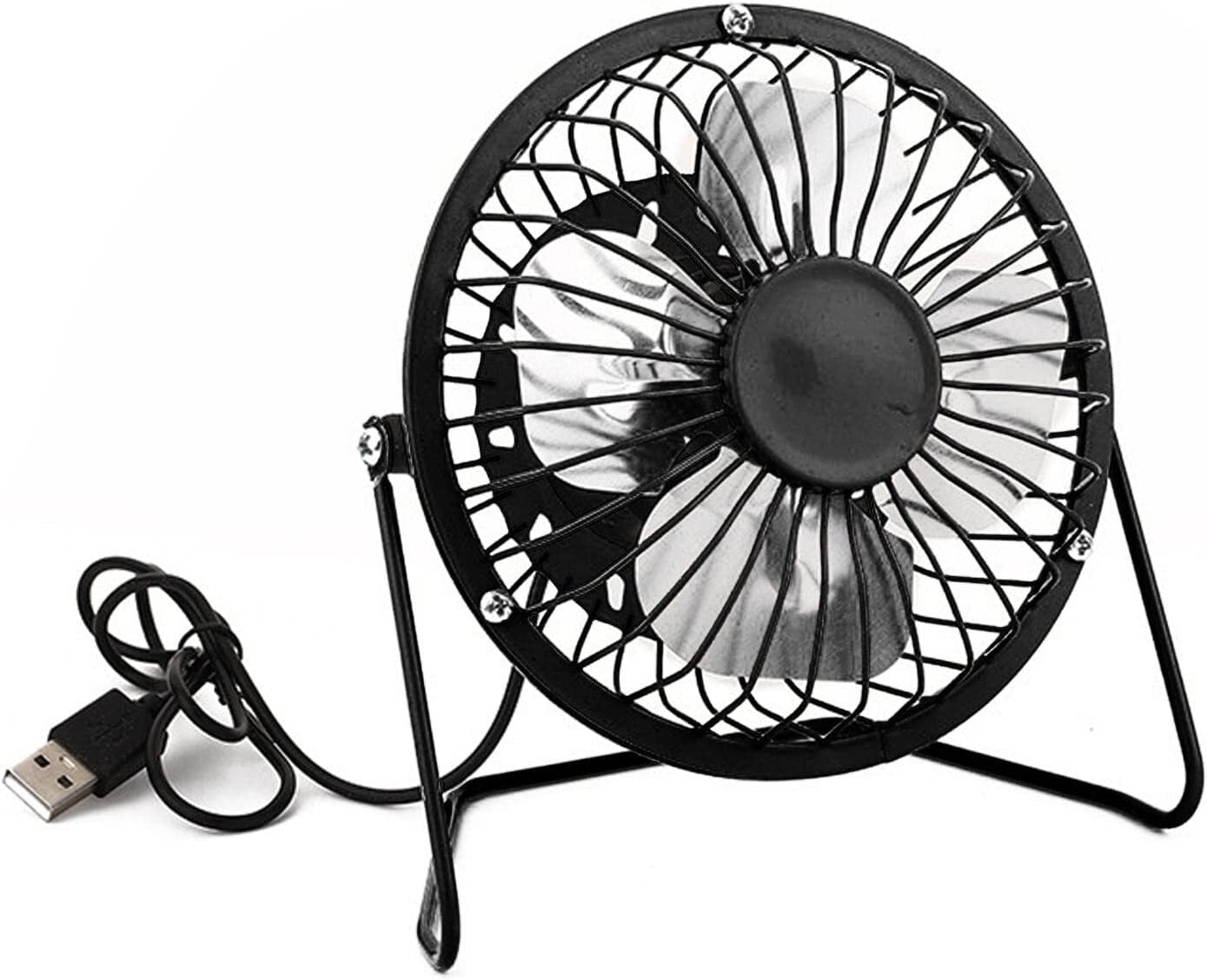 GoXteam 4 Inch Small USB Desk Fan, Mini Quiet Fan with Metal ...