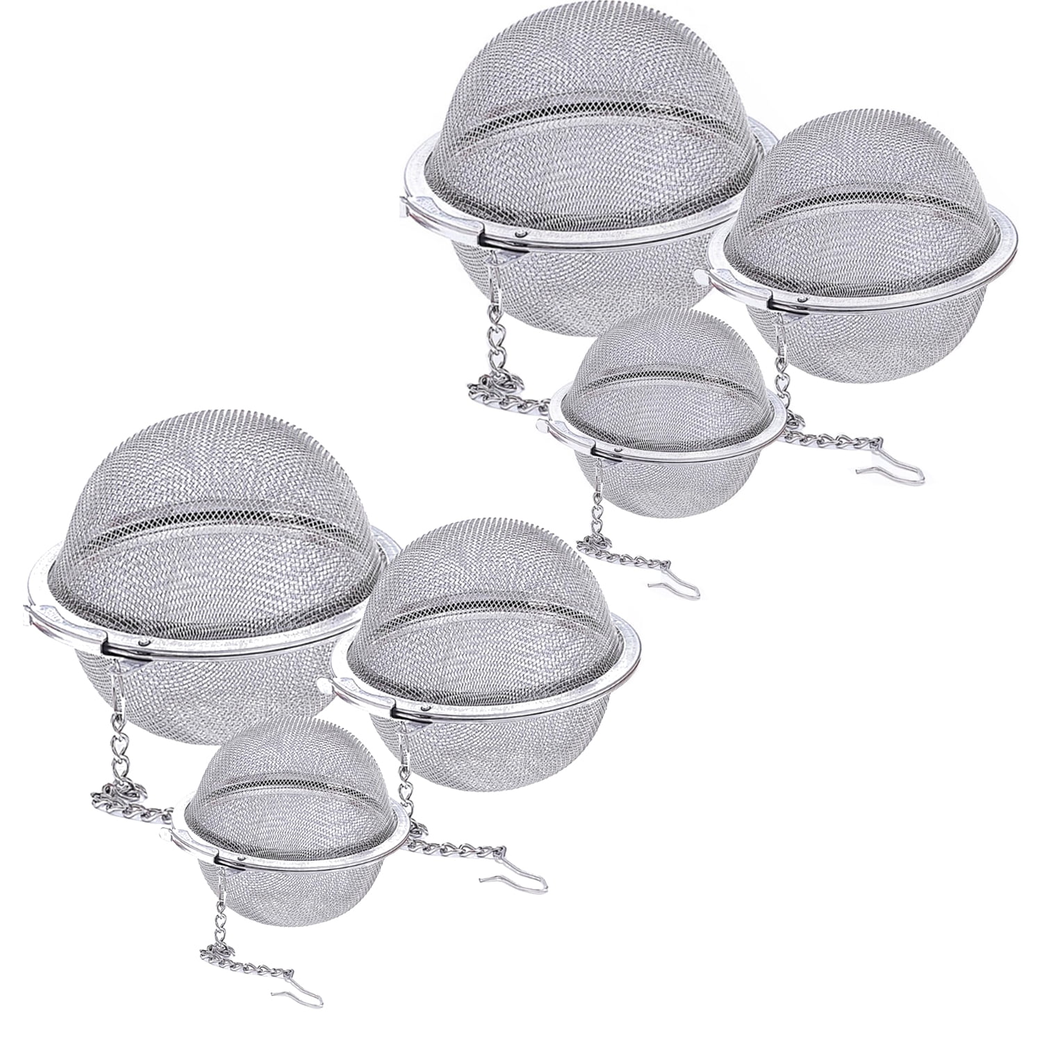 GoXteam 6Pcs Stainless Steel Tea Ball, 3 Sizes Mesh Tea Infuser ...