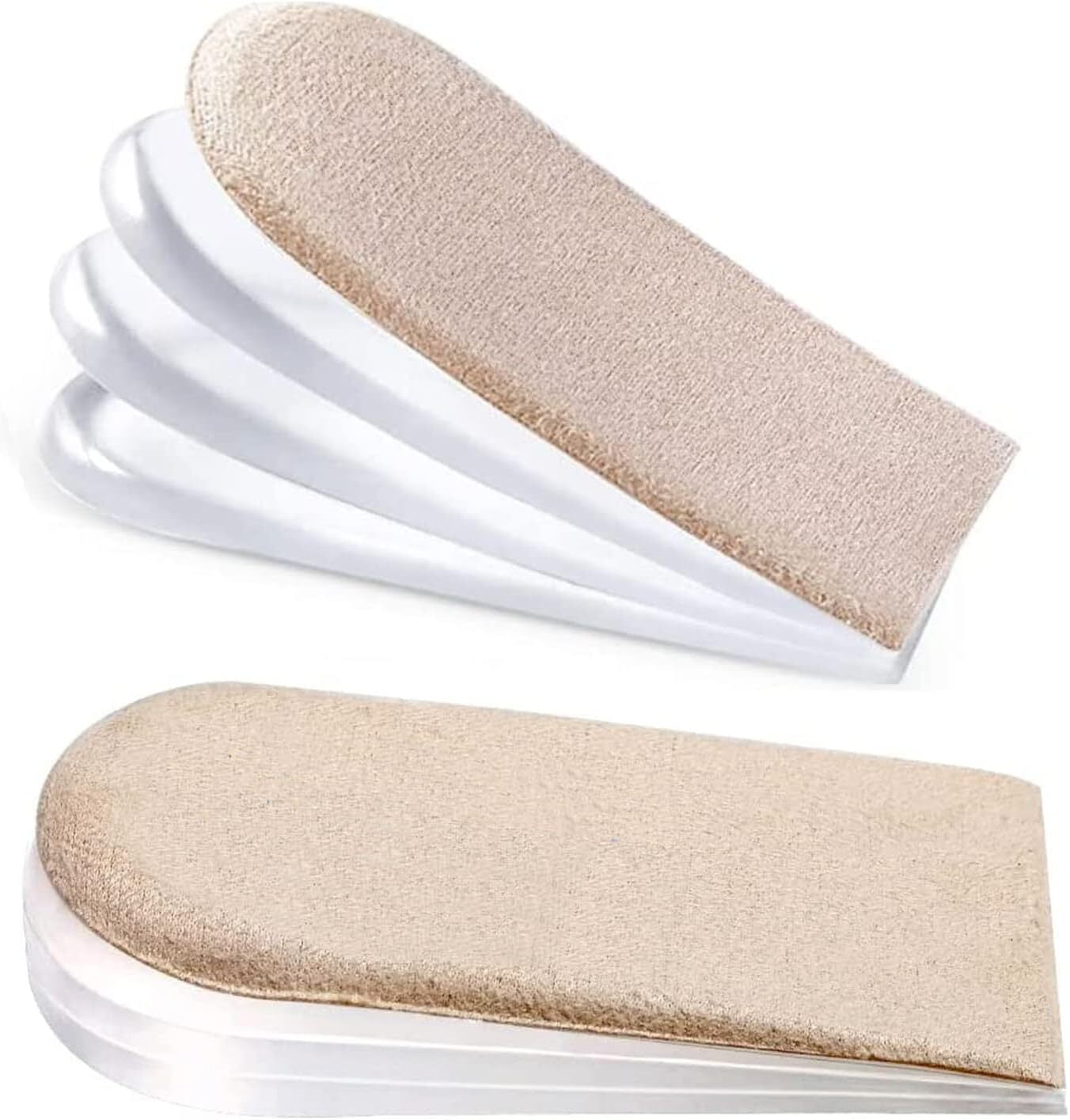 GoXteam Adjustable Heel Lift Inserts Gel Height Increase Insoles for ...