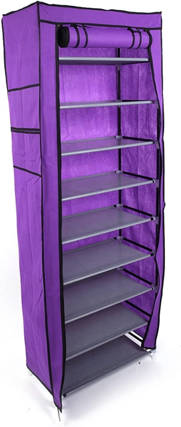 GoXteam Fashionable Room-Saving 9 Lattices 10 Tiers Non-Woven Fabric ...