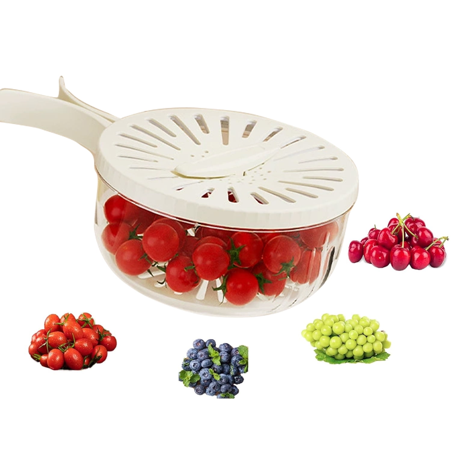 GoXteam Fruit Storage Containers for Fridge, Food Storage Container ...