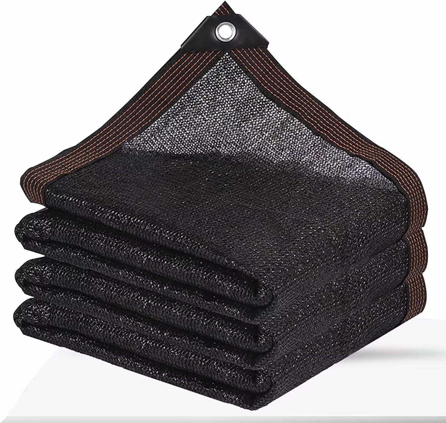 GoXteam Garden Shade Cloth, 10 x 20 FT Black Sun Shade Net, Mesh Sun ...