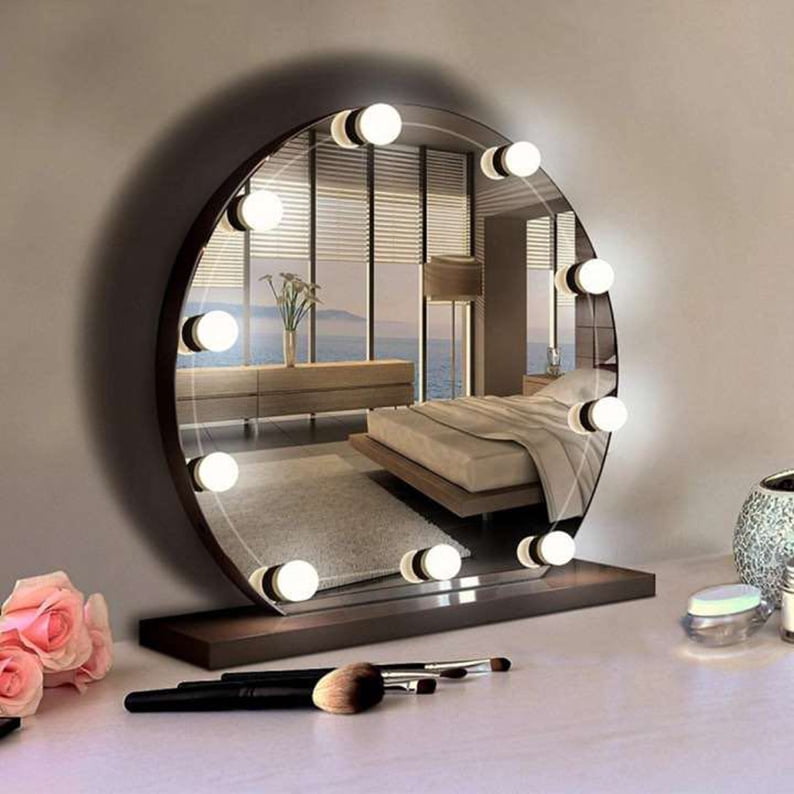 GoXteam Hollywood Vanity Mirror Lights, 10 Bulbs Led Makeup Light Kit ...
