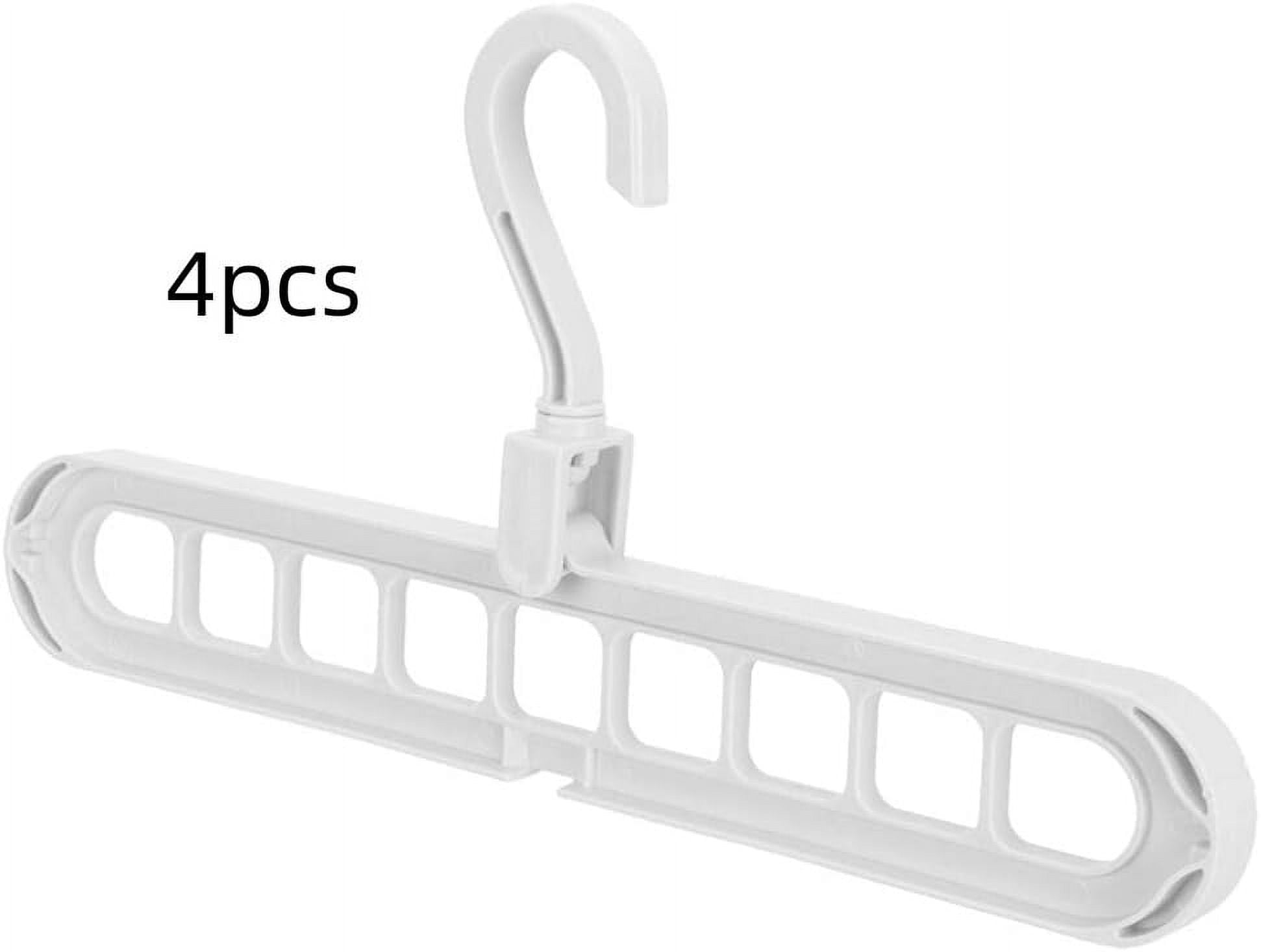 GoXteam Magic Hangers, Space Saving Hangers 4 Pcs Sturdy Plastic 9-in-1 ...