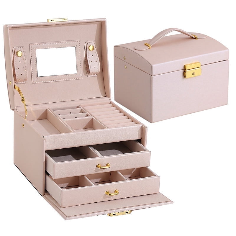Small Jewelry Box, Travel Portable Jewelry Case for Ring, Pendant ...