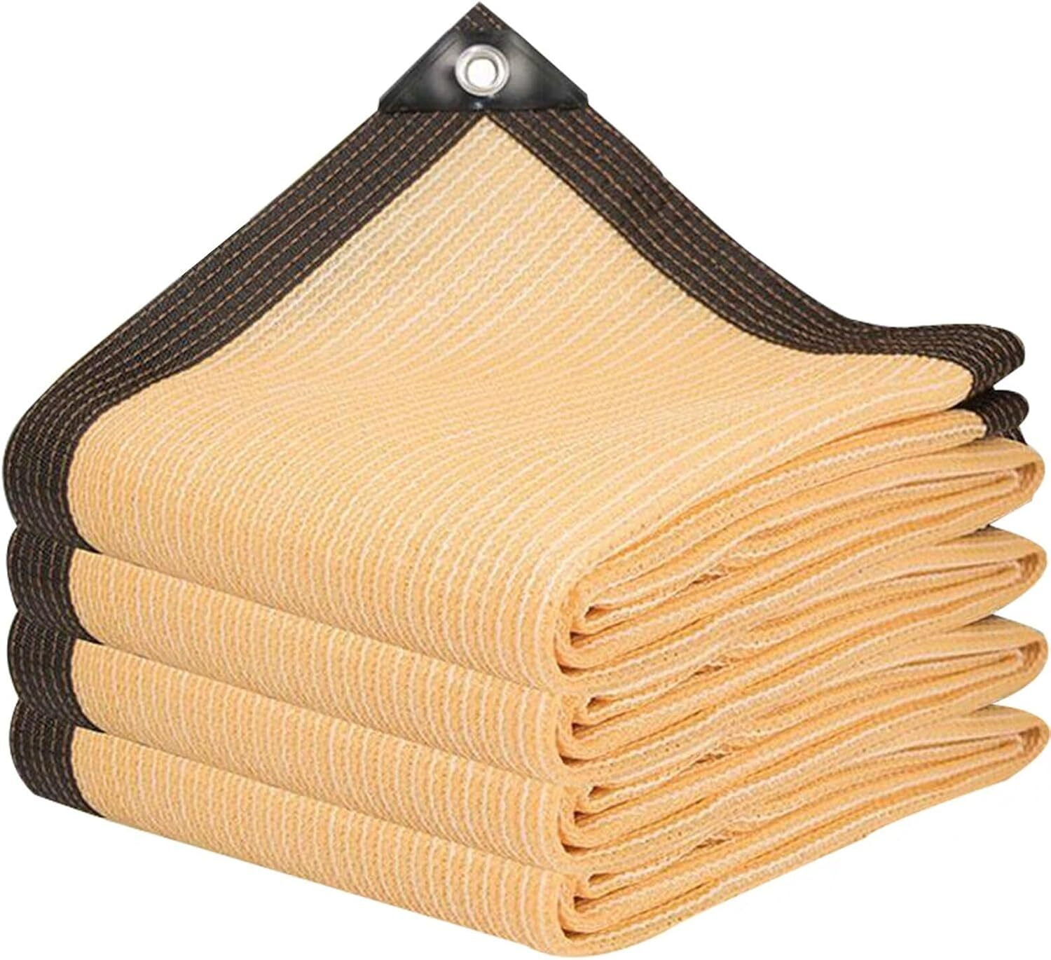 GoXteam Outdoor Sun Shade Cloth, 9.8 x 19.7Ft Sun Shade Screen Fabric ...