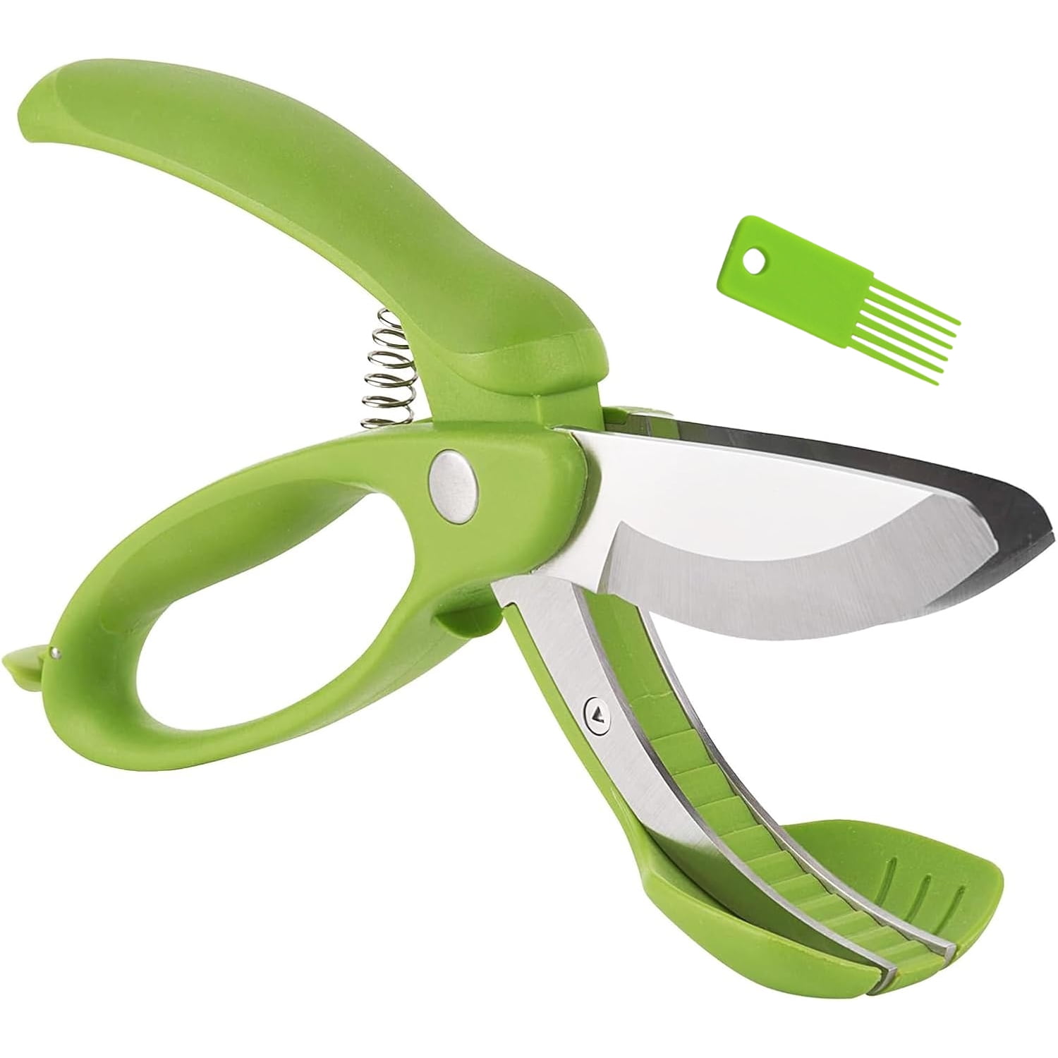GoXteam Salad Scissors with Double Blade, Kitchen Chopper Tool for ...