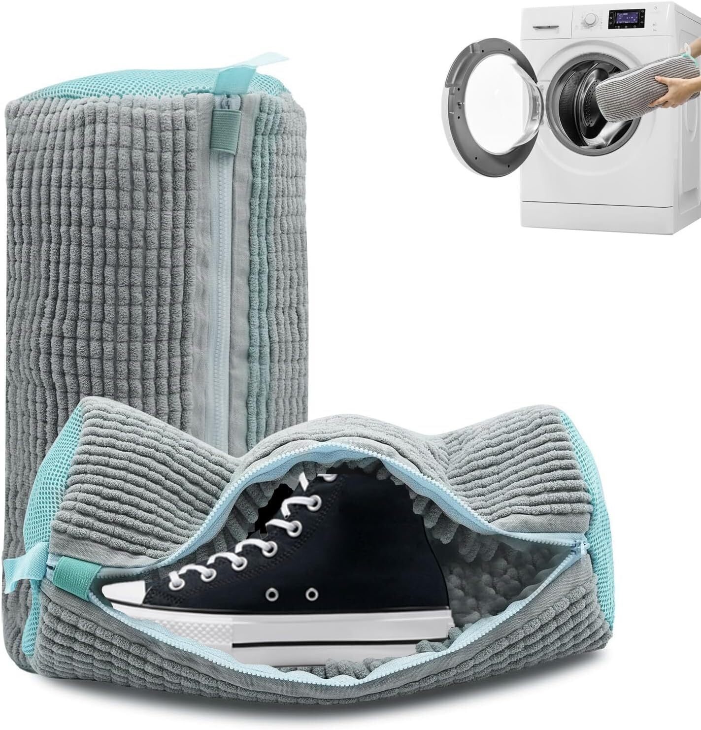 GoXteam Shoe Washing Machine Bag, Laundry Shoe Bag for Washer and Dryer ...