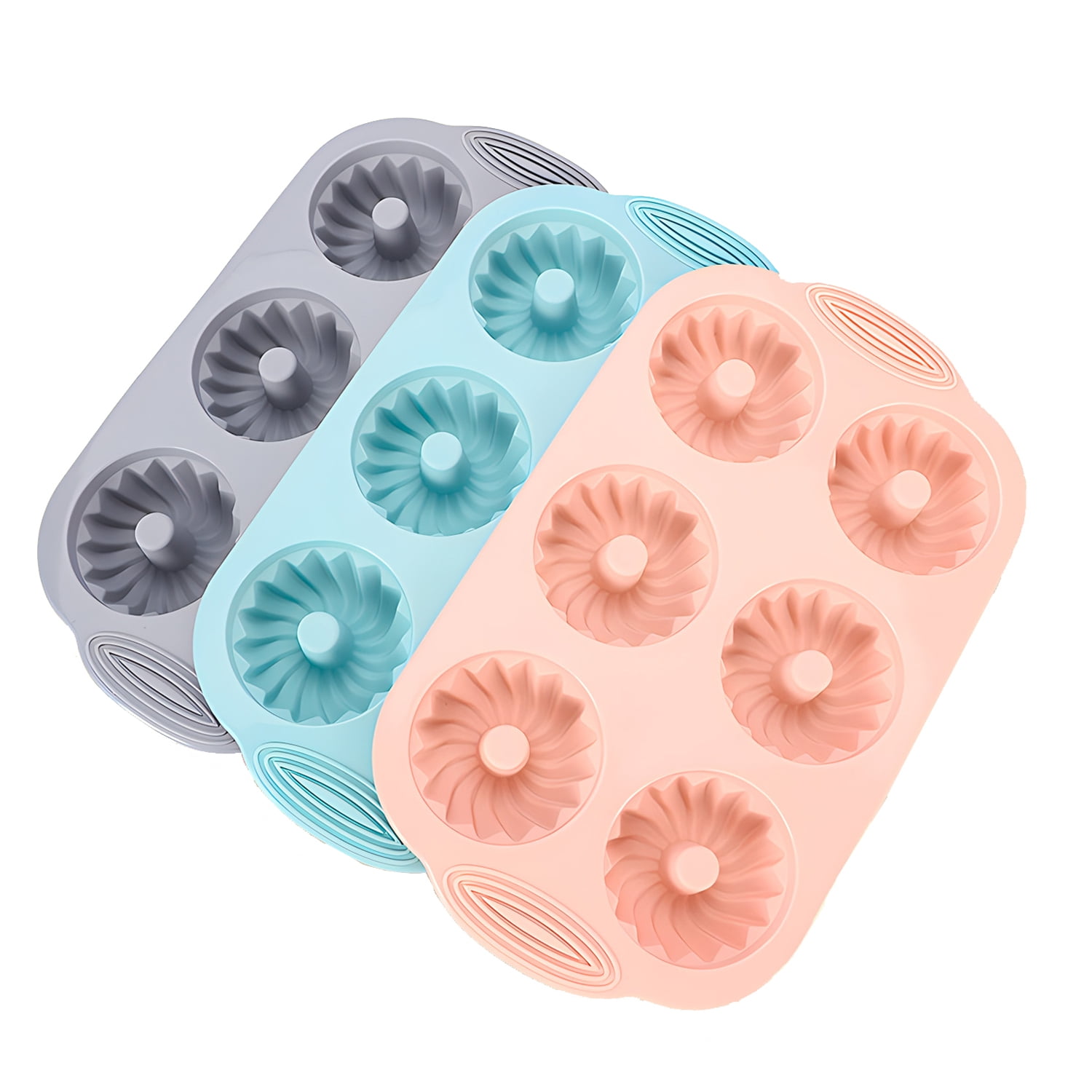 GoXteam Silicone Molds 3 PCS, 6-Cavity Cylinder Chocolate Covered Oreos ...