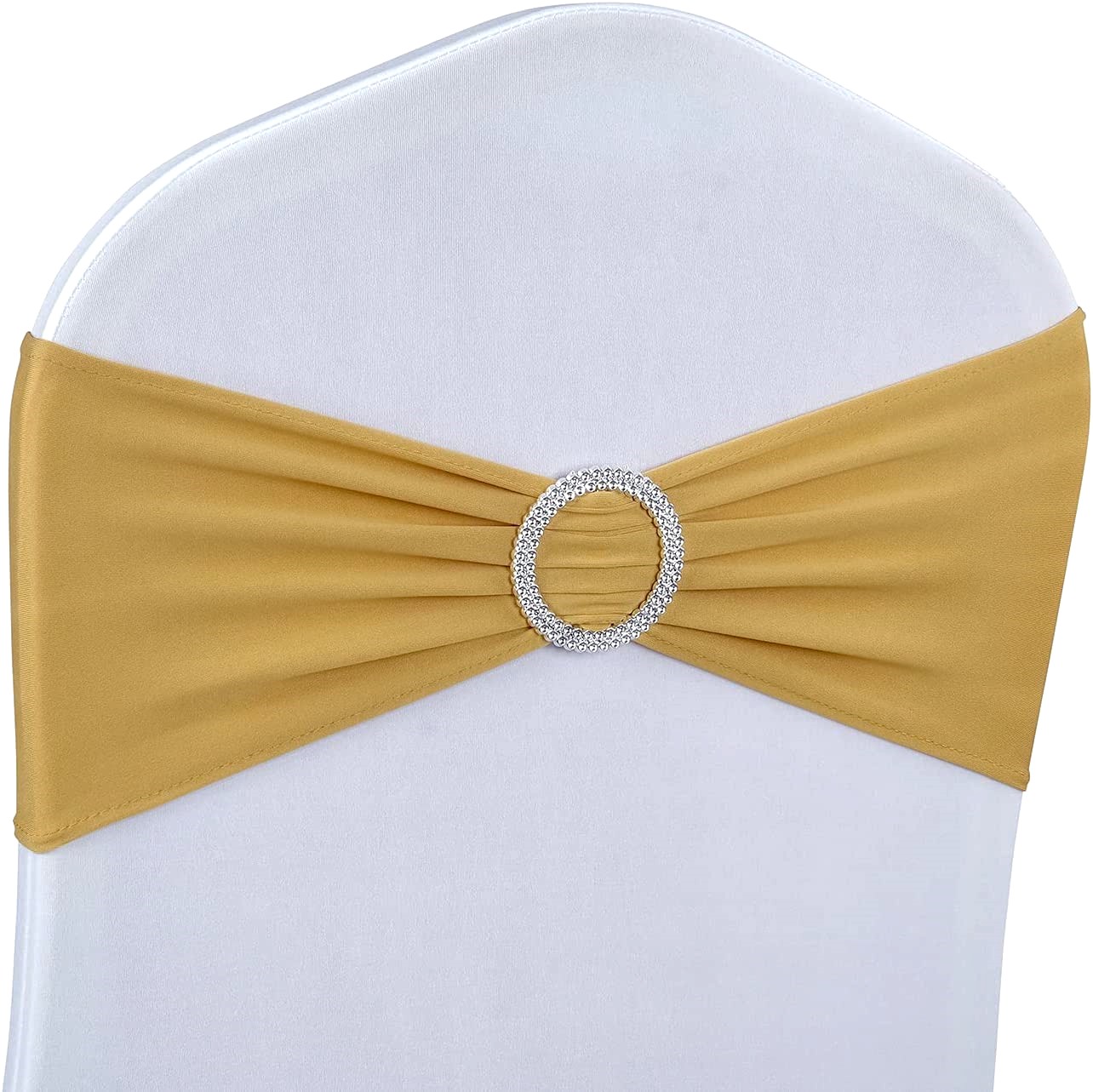 Efavormart 1 Set White Premium Designer Curly Willow Chiffon Chair ...