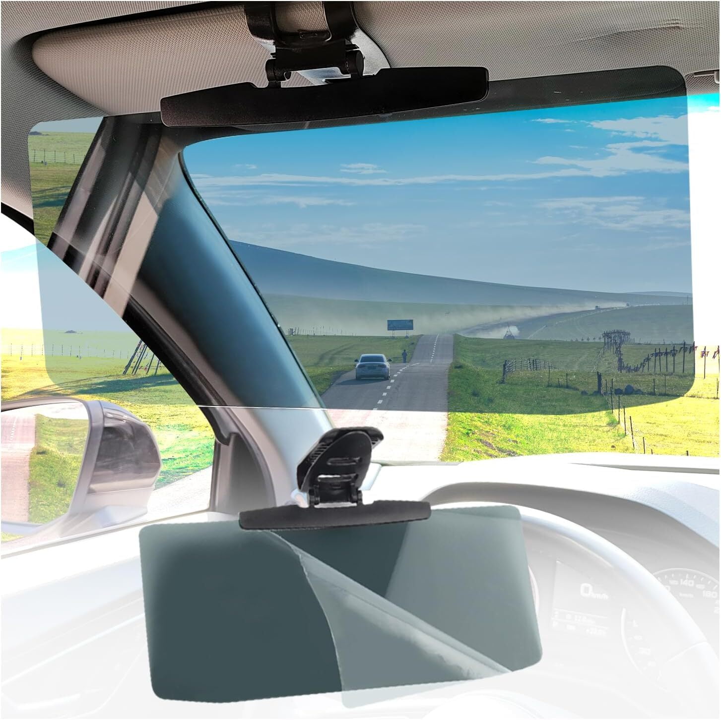 FASTBIRD Sun Visor Extender, Anti- Polarized/Anti-GlareAdjustable Car ...
