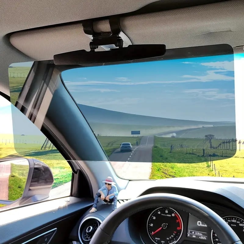 GoXteam Sun Visor Extender for Cars, Universal Anti-Glare Polarized Sun ...