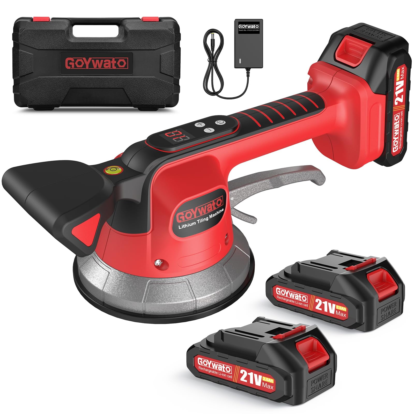 GoYwato 21V Tile Vibration Tool - Cordless Electric Tiling Tile ...