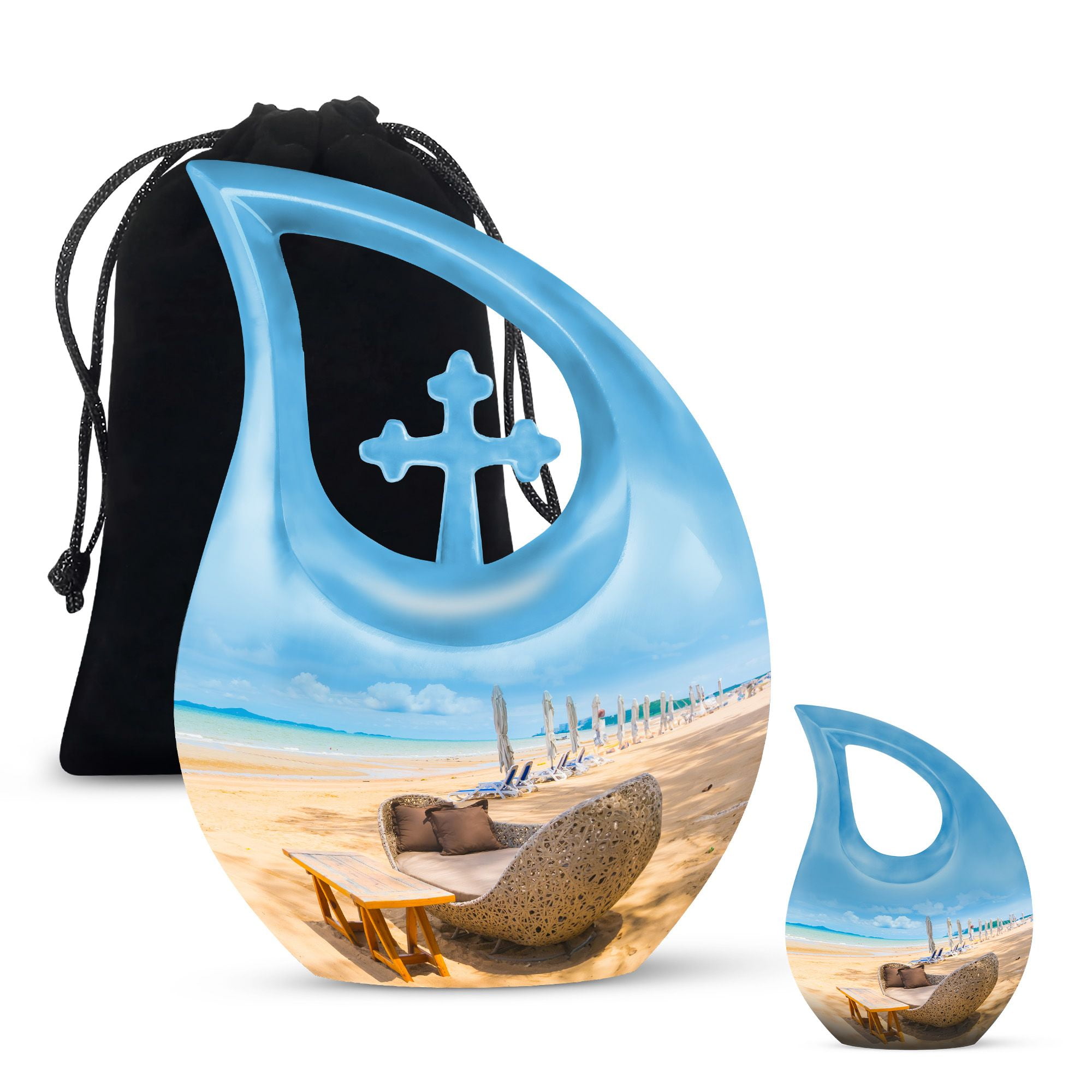 Goa Beach Urn - Ashes To Ashes Cremation - Urn For Ashes For Women ...