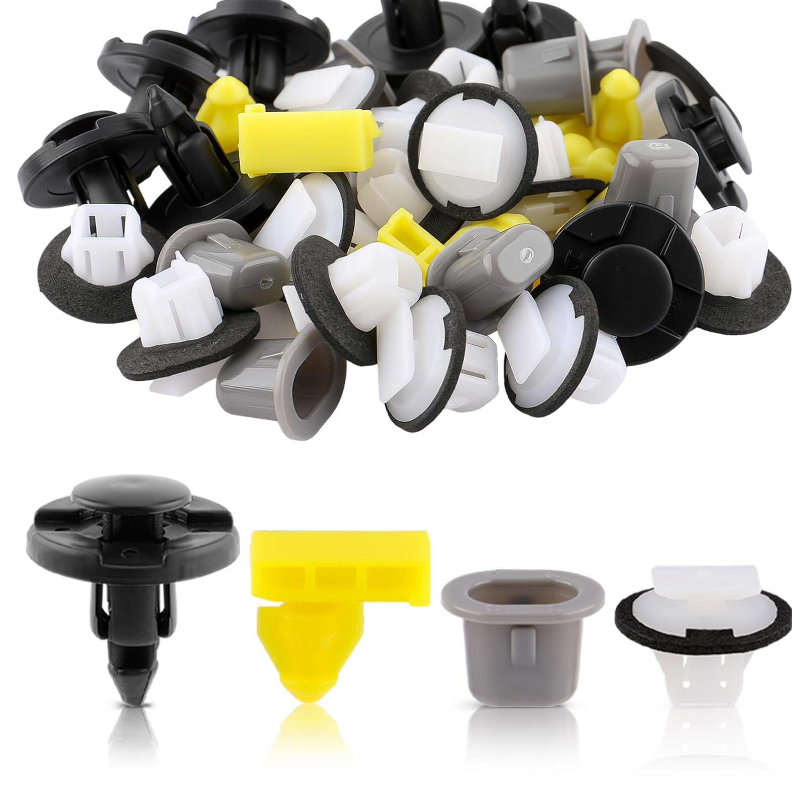 GoaMotors 38PCS Wheel Fender RRF12 Flare Retainer Fastener Clips Fit ...