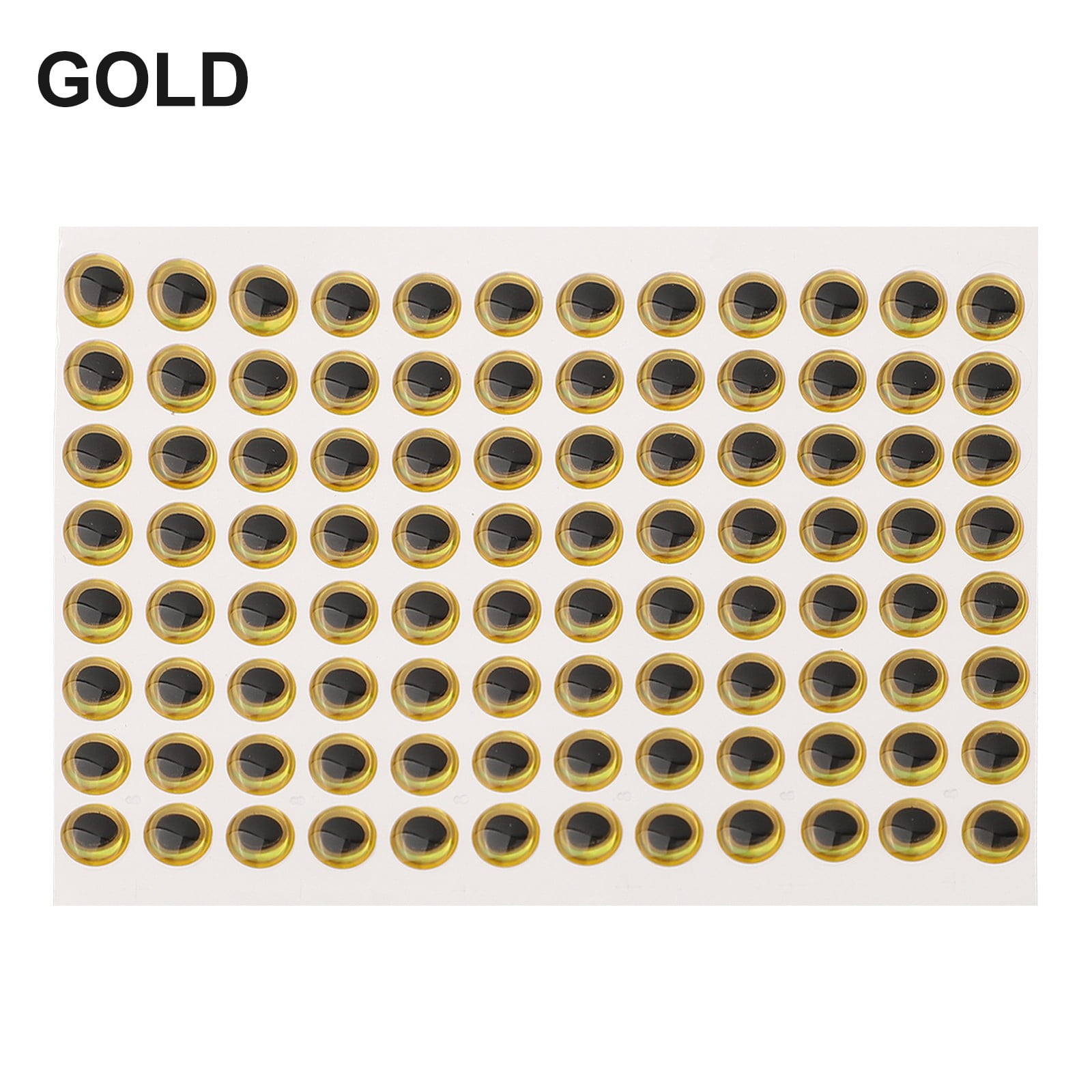Goader 3D-Holographic Fishing Lure Eyes For Fly Tying Stickers 6mm, 8mm ...