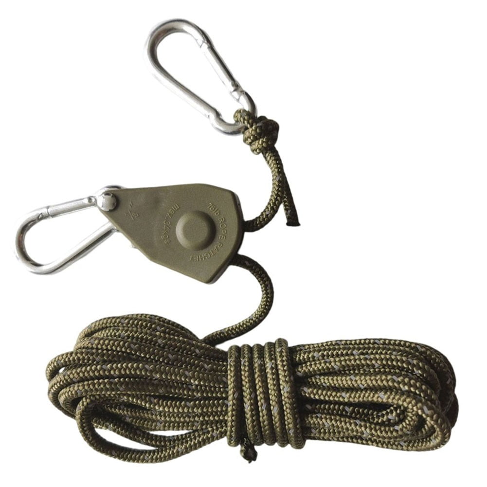 Goader 4mm 2M Pulley windproof rope camping canopy tent rope lamp ...
