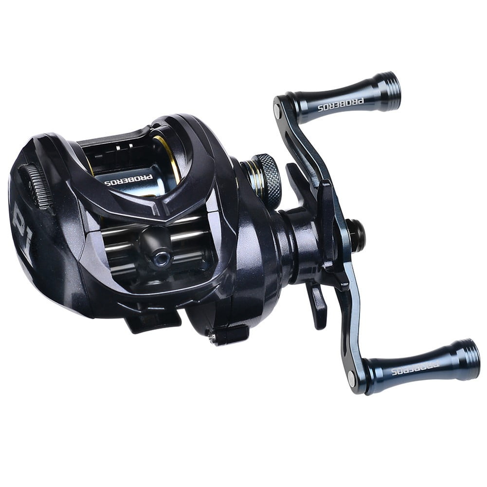 Goader 5+1BB Magnetic Brake System Baitcasting Fishing Reel 7.2:1 Gear ...