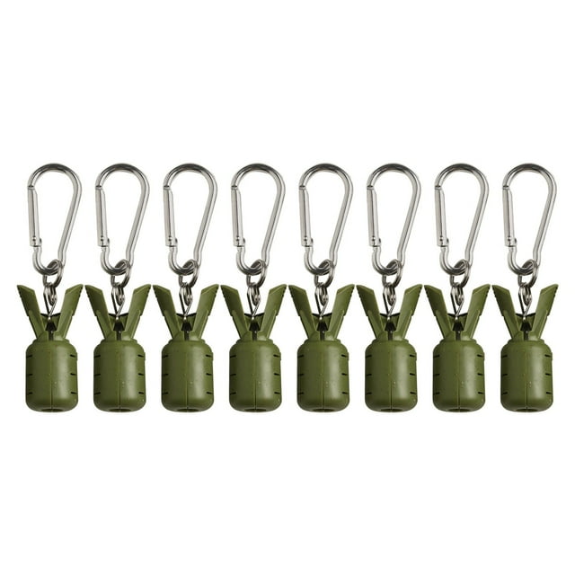 Goader 8pcs Wood Shrimp Octopus Egi Squid Fishing Hook Protective Cover ...