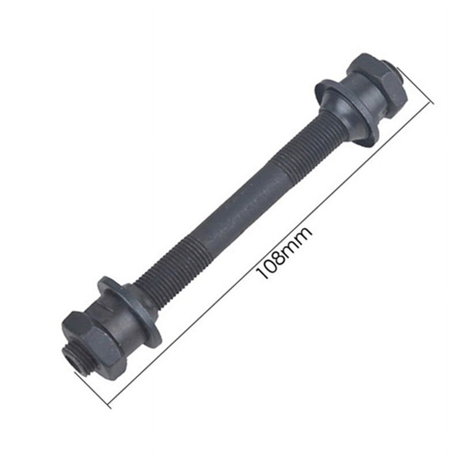 Goader Bike Axle 108mm 145mm Bike Rear Hub Axle 3/8" Black Hub Conical ...