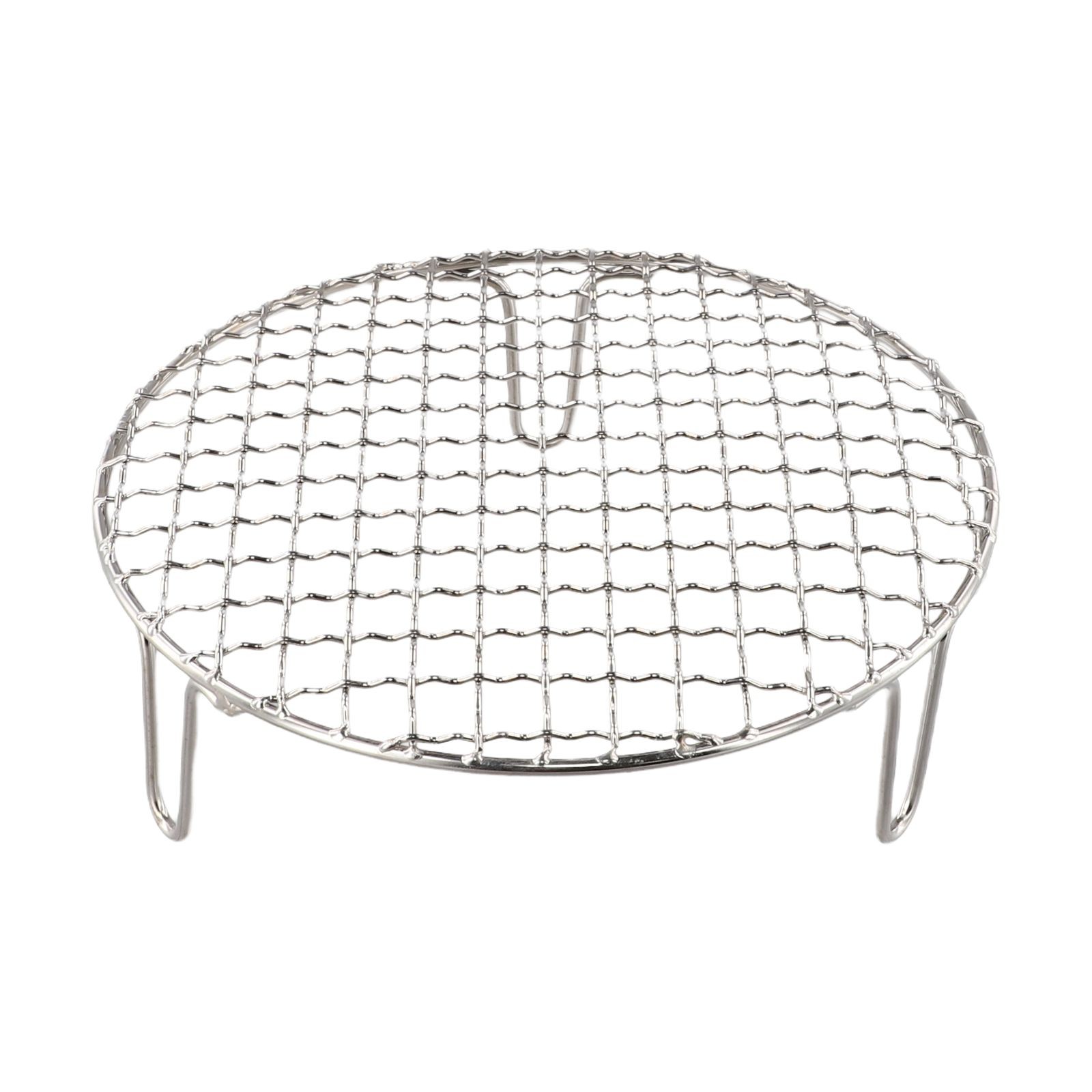 Goader Stainless Steel Round Grid Net Barbecue Net Baking Tray BBQ Grid ...