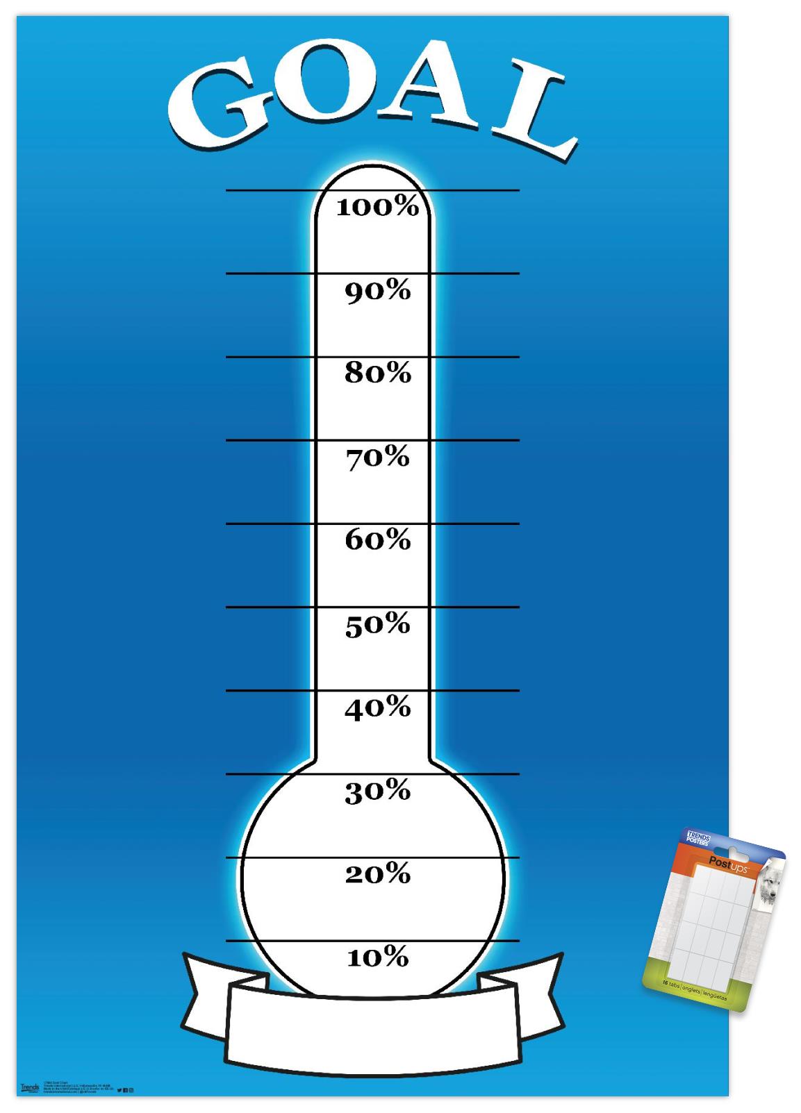 Goal Chart Wall Poster, 14.725" x 22.375" - Walmart.com