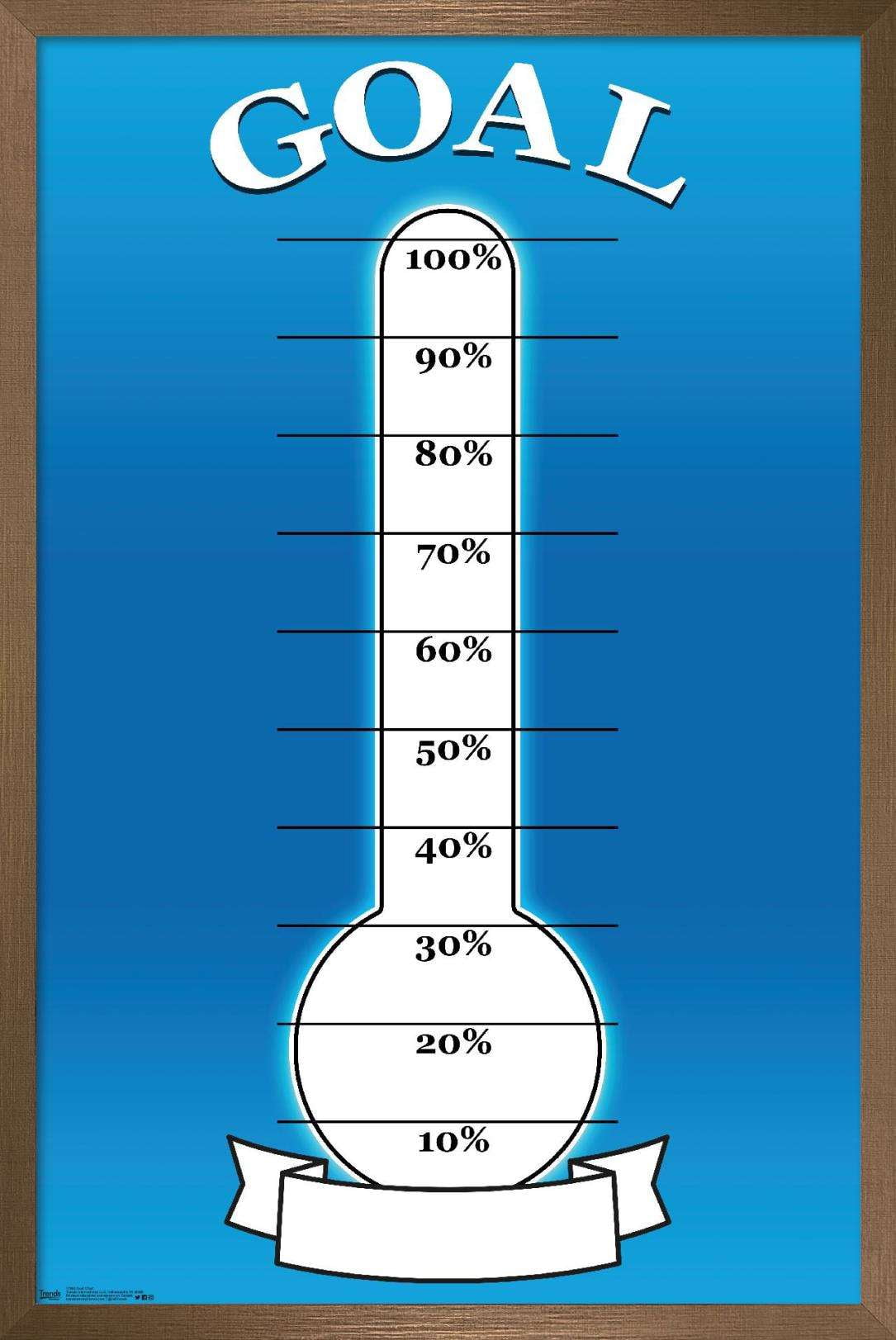 Goal Chart Wall Poster, 22.375" x 34", Framed - Walmart.com