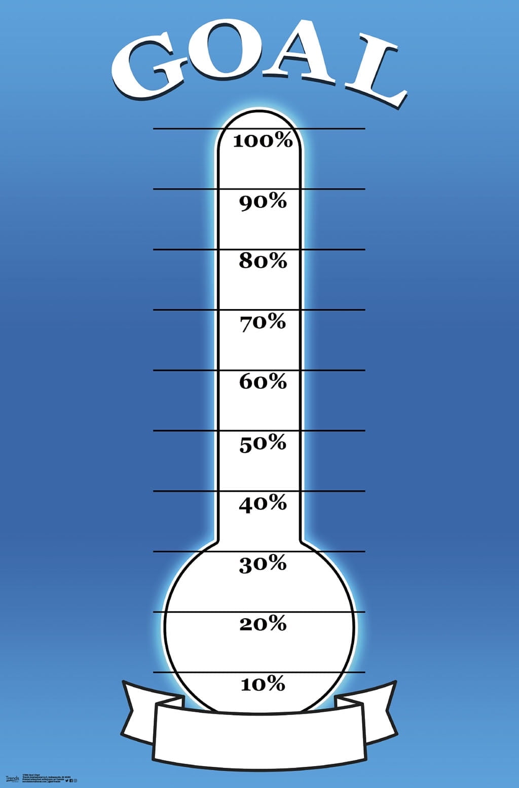 Goal Chart Wall Poster, 22.375" x 34" - Walmart.com