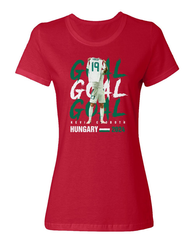 Goal Hungary Soccer Star 2024 Goal Scorer Csoboth Ladies' Crewneck T ...