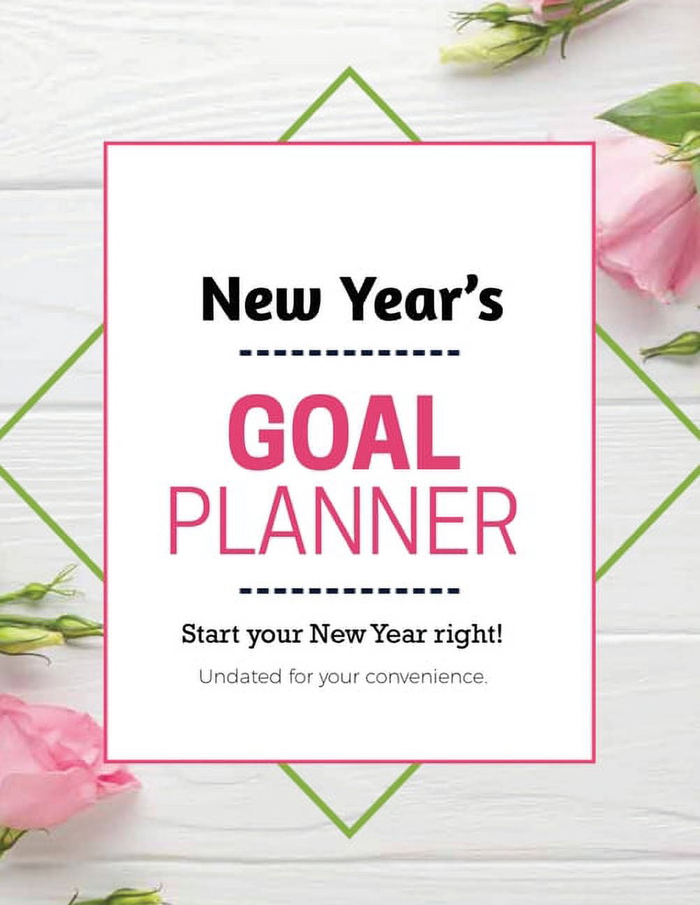 Goal Planner: Daily, Weekly & Monthly, Goals Setting Journal, Undated ...