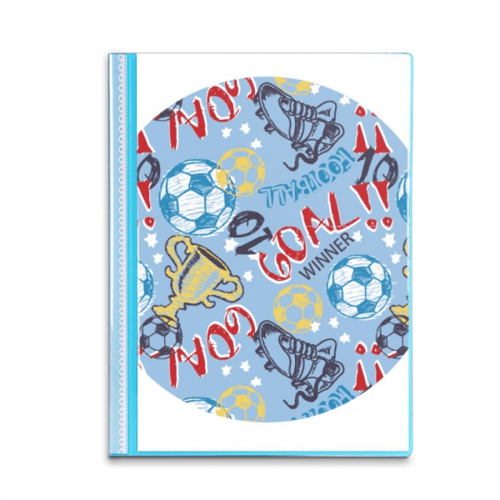 Goal Soccer Football Sports Winner Book Sheet Protectors Portfolio ...